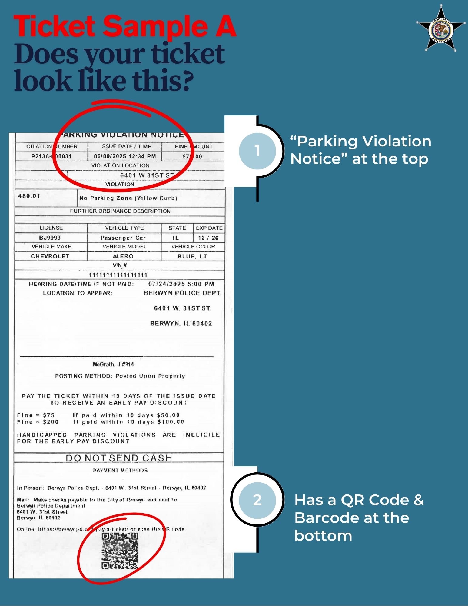 Pay a Citation/View Court Dates - Berwyn Police Department