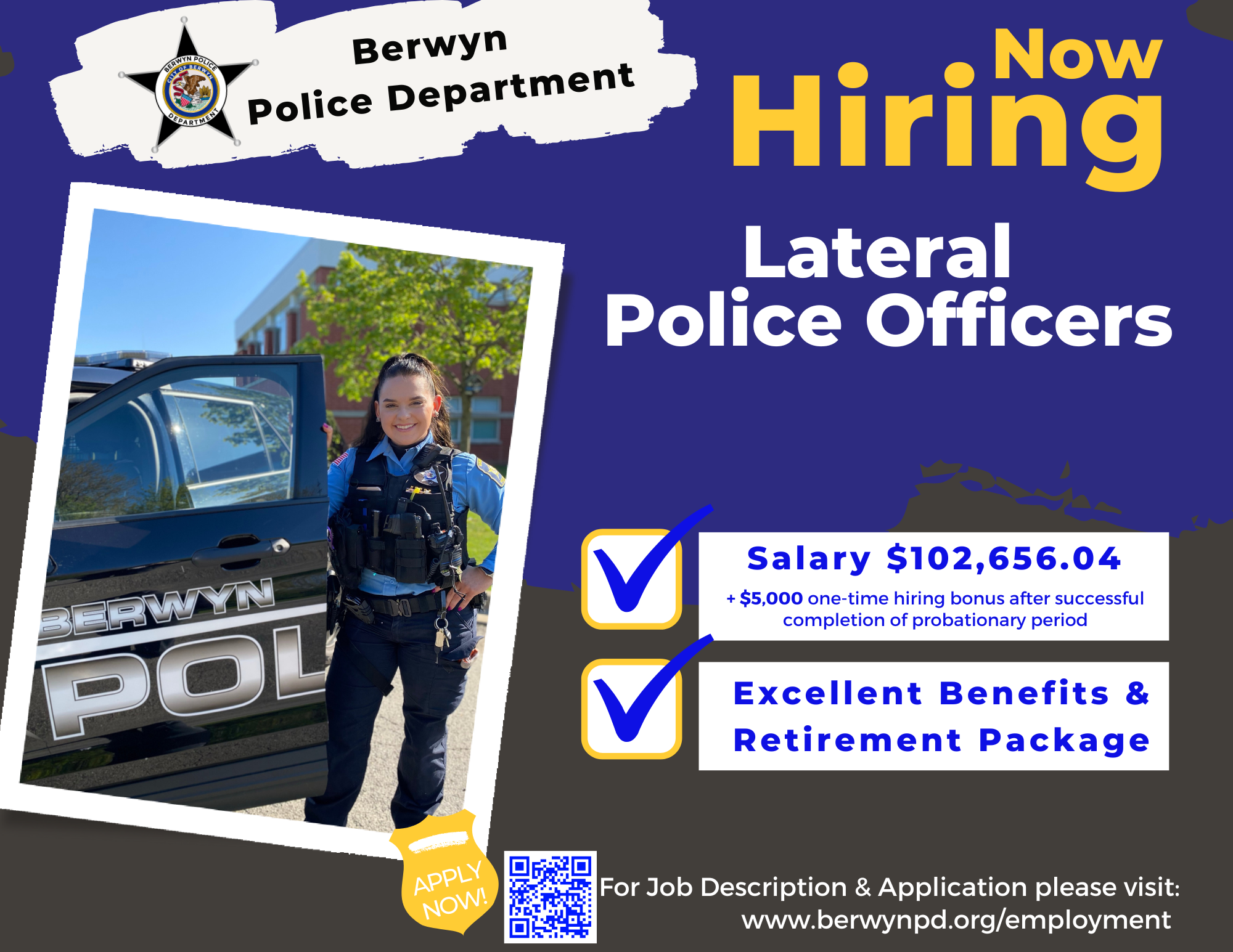 Employment Opportunities - Berwyn Police Department